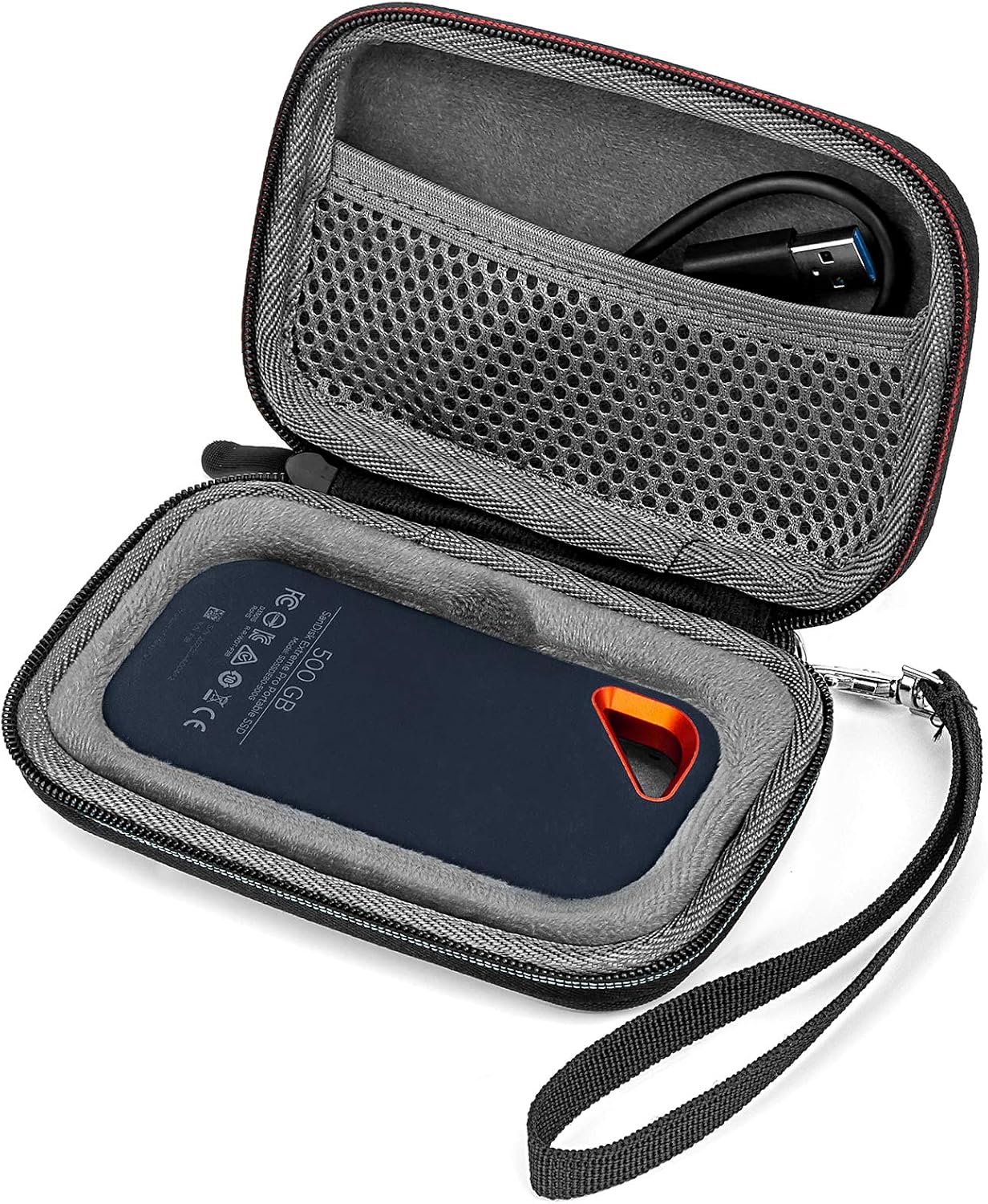 YINKE Hard Case for SanDisk Extreme/SanDisk PRO 1TB 2TB 500GB Portable ...