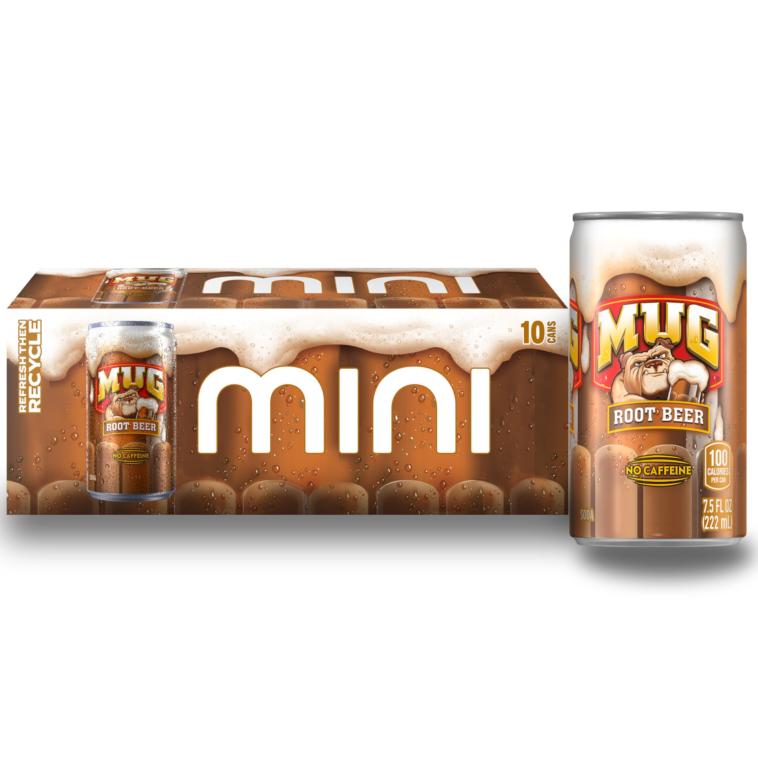 Mug Root Beer Soda, 7.5 Ounce Mini Cans, 10 Pack for sale | Delran, NJ ...
