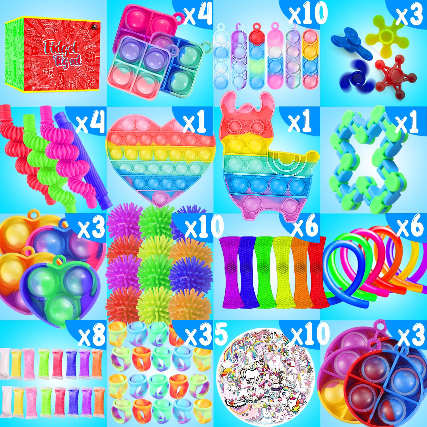 Mua Fidget Toys Set, 160 Pack Sensory Toys Party Favors Kids Autism Autistic Children, Classroom ...