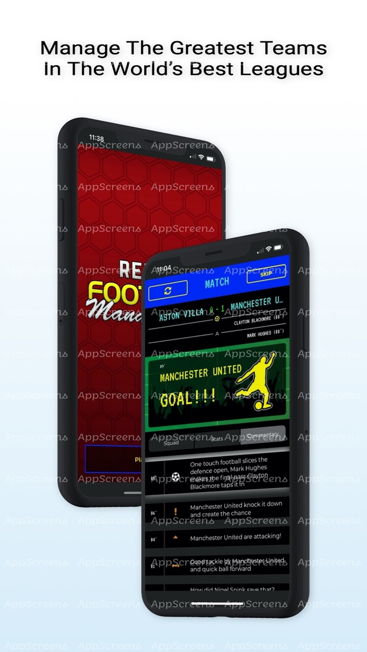 Retro Football Management - Be a Football Manager:Amazon.co.uk:Appstore ...