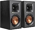 Klipsch R-41M Powerful Detailed Bookshelf Home Speaker Set of 2 Black ...