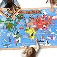Amazon.com: Gatherfun World Map Giant Coloring Poster - 31.5x 72 Inches ...