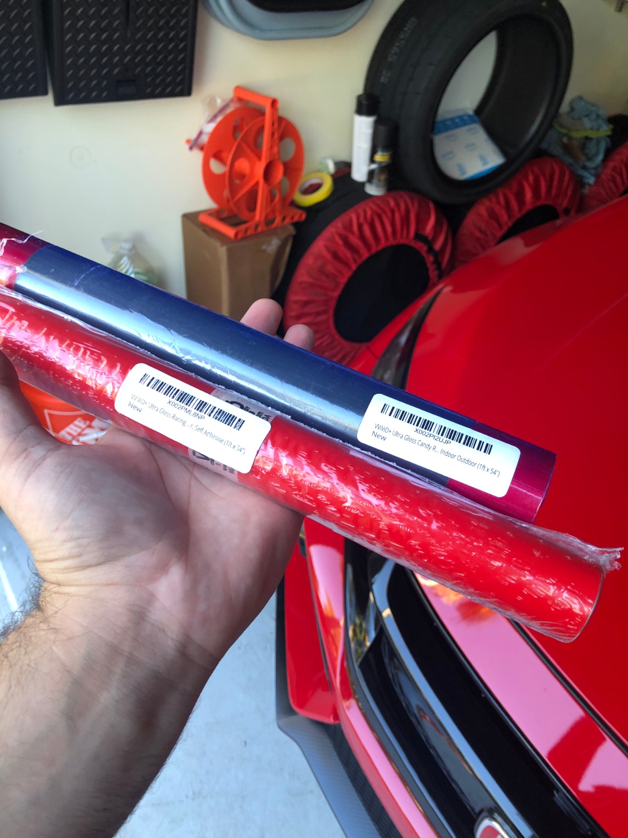 $38/mo - Finance VViViD+ Ultra Gloss Candy Red Vinyl Car Wrap Premium ...