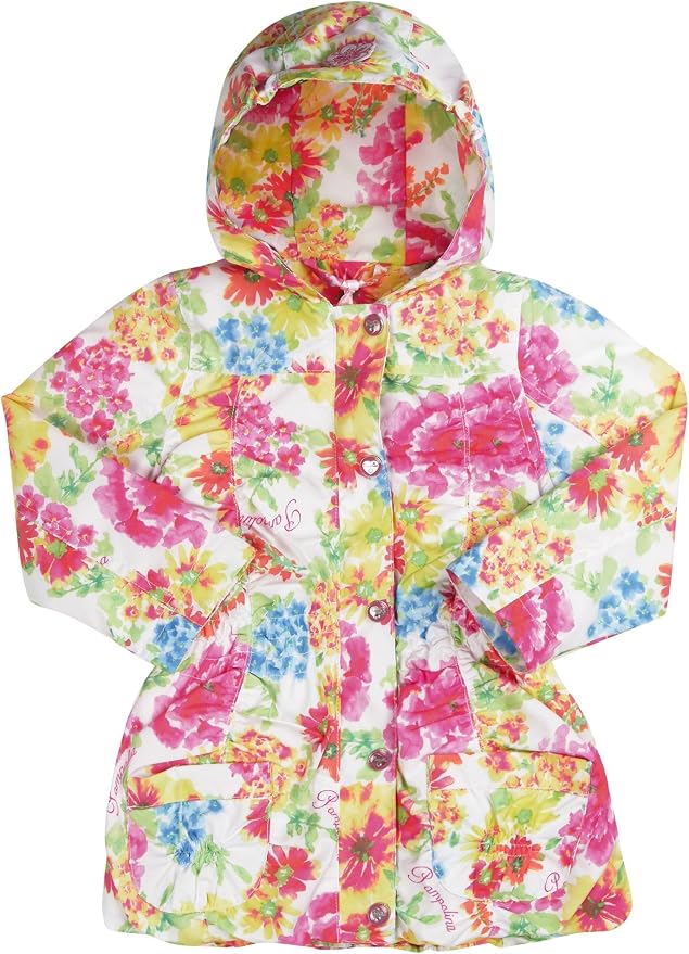 Pampolina Baby - Mädchen Jacke Parka M. Kapuze 6483209, Geblümt, Gr. 92 ...
