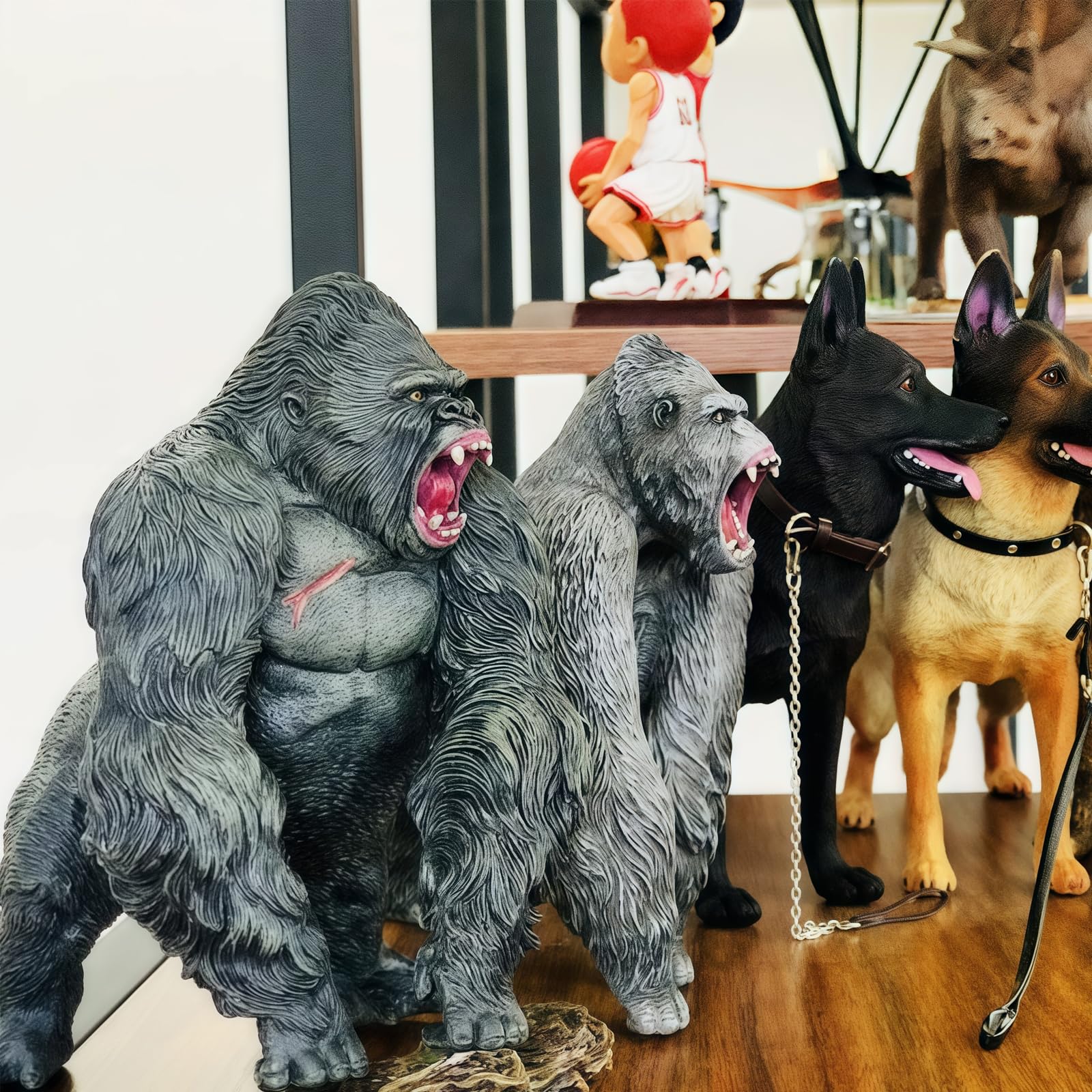 Mua Higherbros Gorilla Toys with Realistic Rock Action Figure Rampage ...
