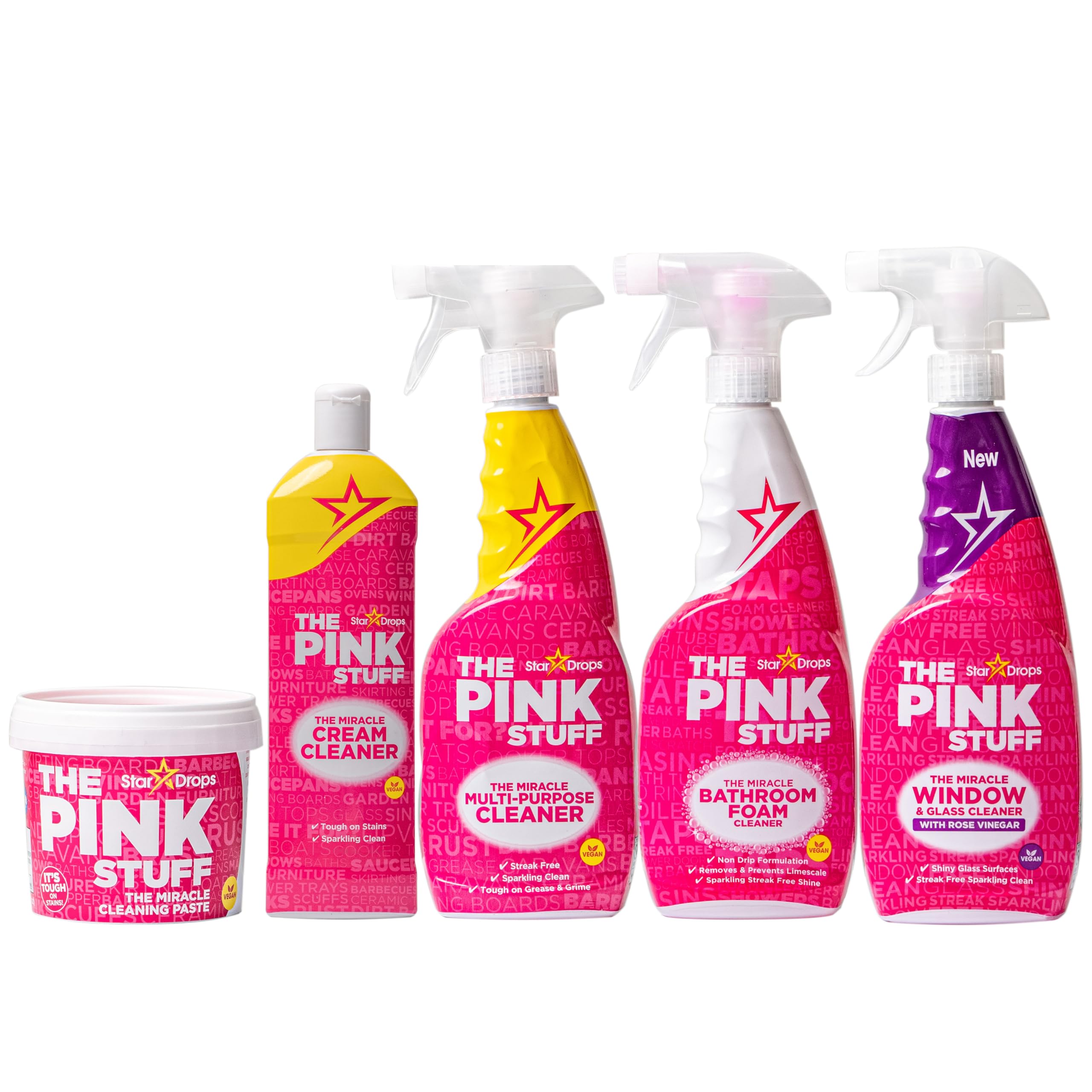 Stardrops - The Pink Stuff - The Miracle Cleaning Paste, Multi-Purpose ...