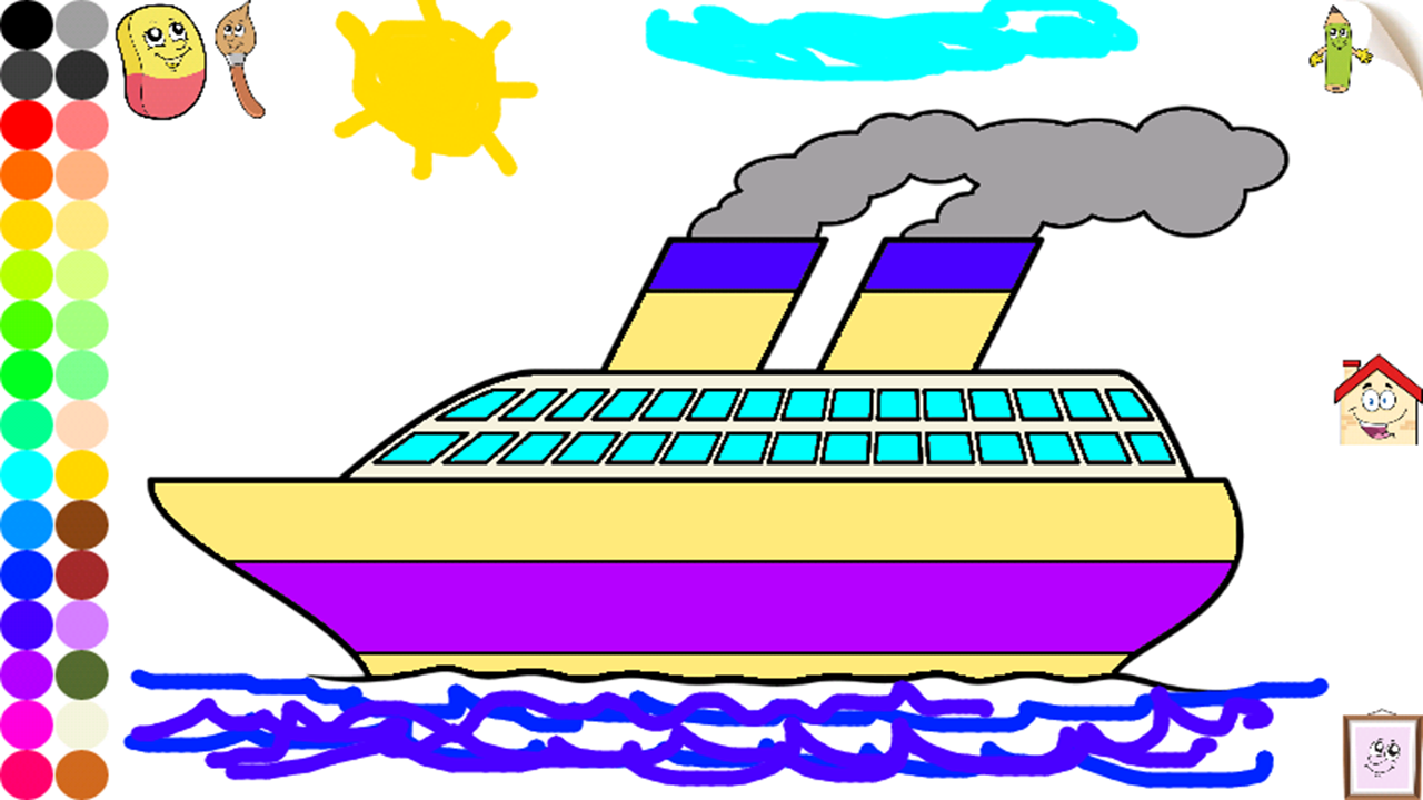 Vehicles and Cars Coloring Pages for Toddlers and Kids : Land, Air, Sea ...