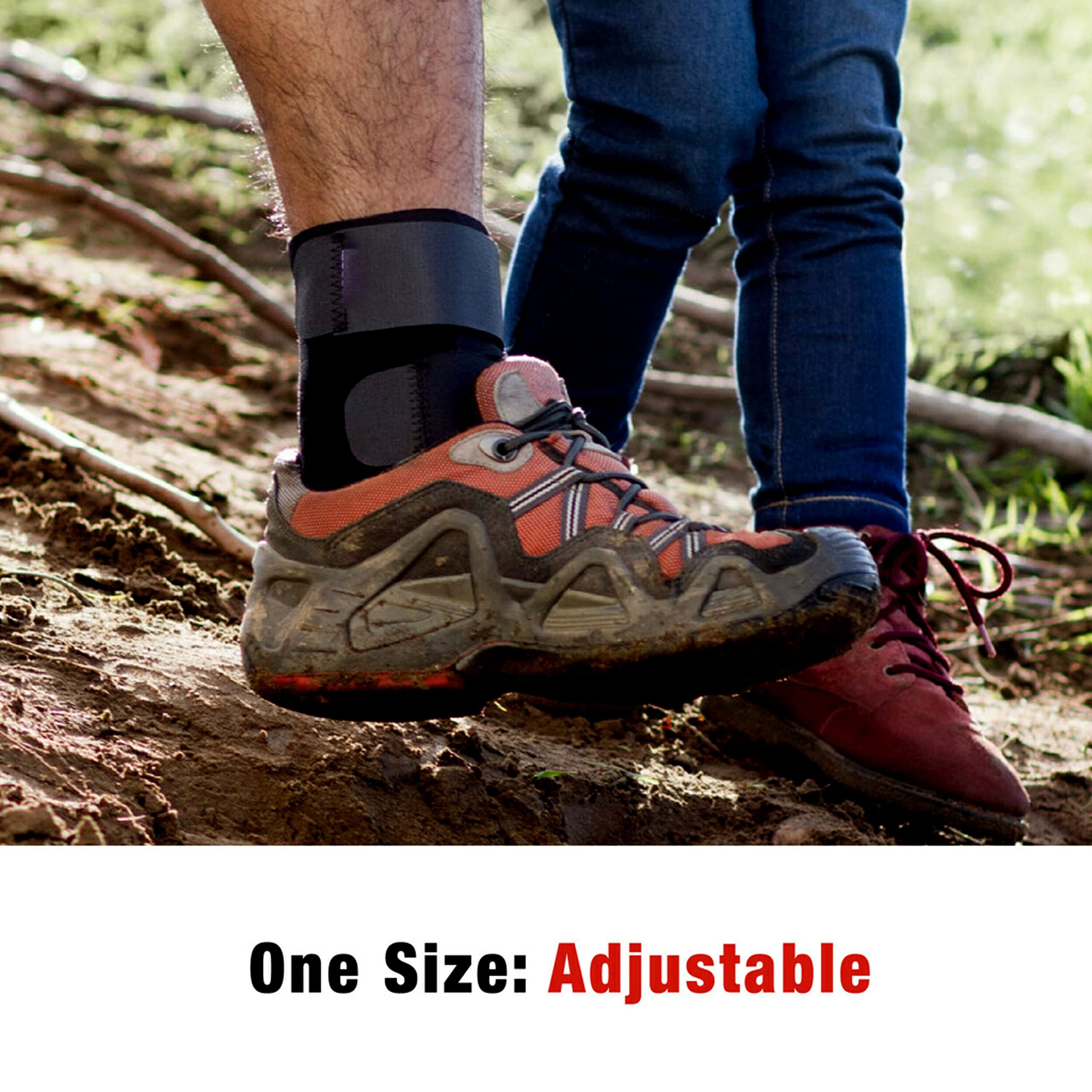 Mua ACE Brand Deluxe Adjustable Ankle Stabilizer, Firm Stabilizing ...