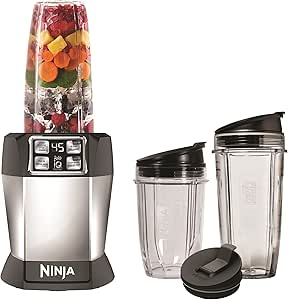 Ninja BL481C Nutri-Ninja Auto-iQ Blender, Silver: Amazon.ca: Home & Kitchen