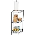 Amazon.com: Internet's Best 3-Tier Corner Wire Shelving - Black - Heavy ...