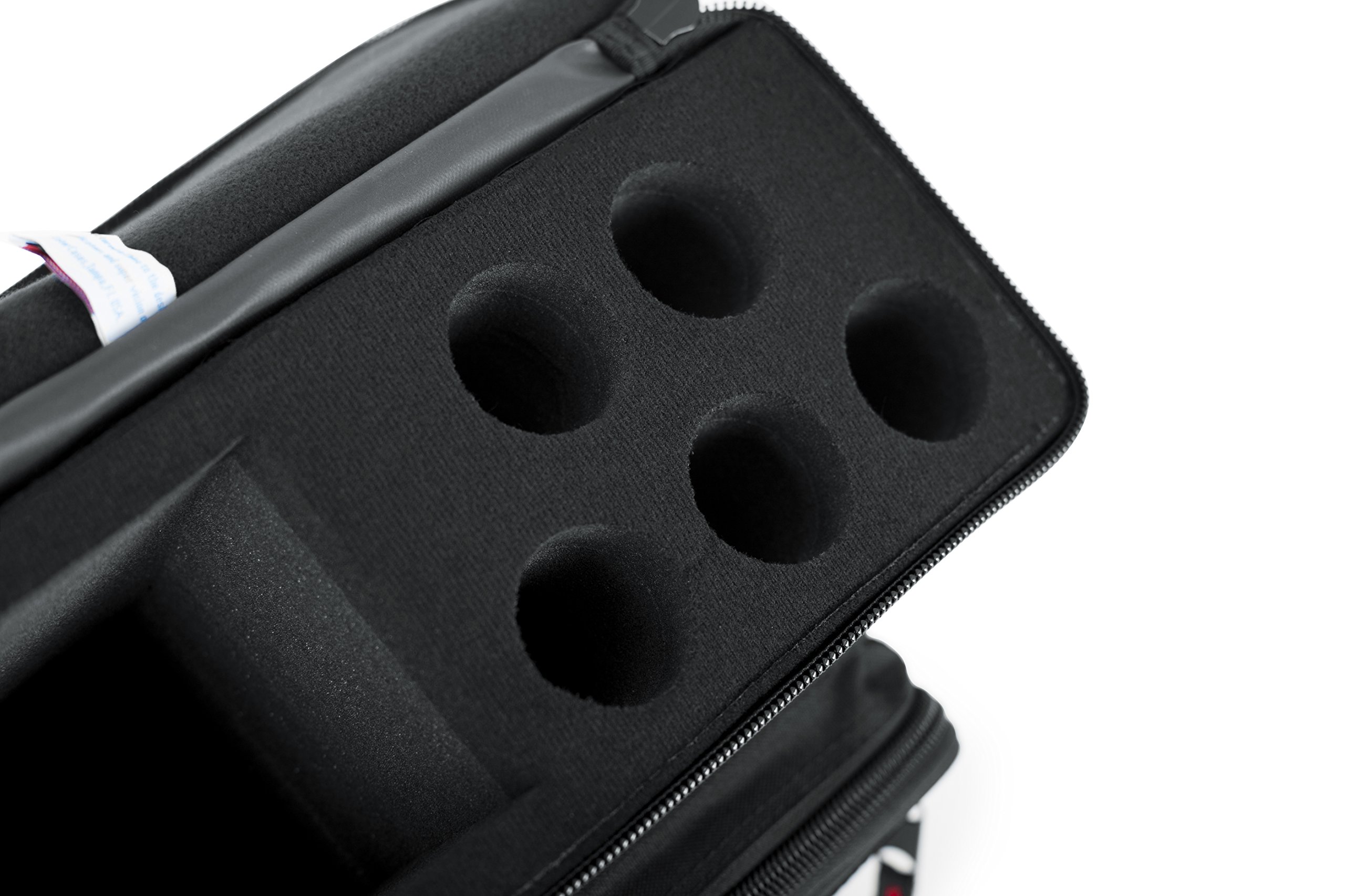 Gator Cases Padded Microphone Carry Bag; Holds (5) Wireless Microphone ...