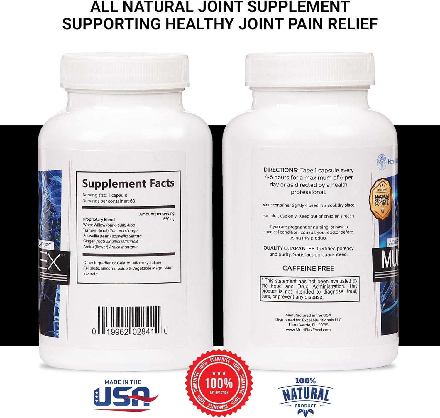 Multiflex: Joint Supplement – Supports Joint Pain Relief & Health with ...