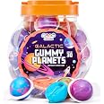 Amazon.com : 30 Planet Gummies, Novelty Space Candy with Jelly Filling ...