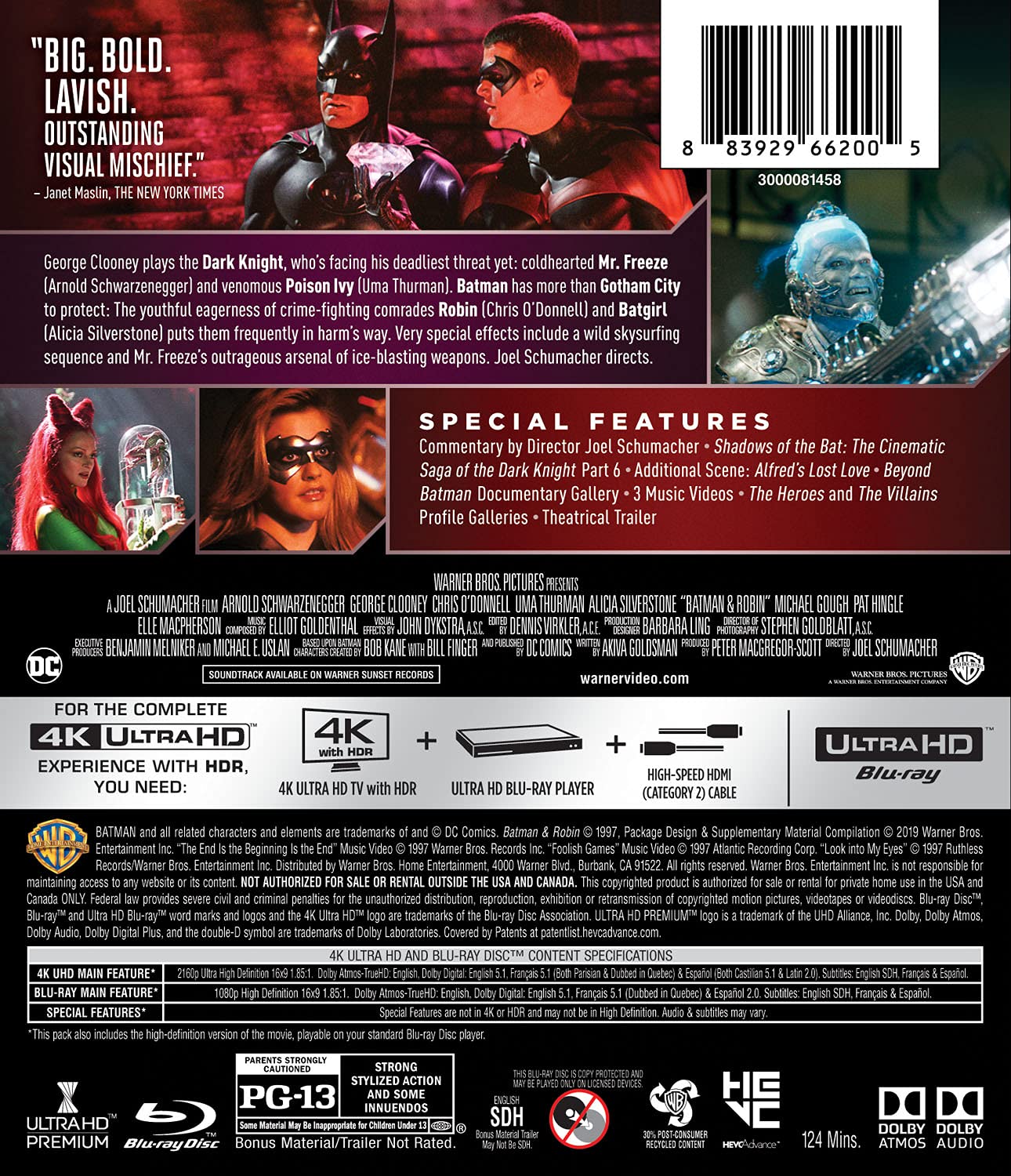 Mua Batman & Robin (1997) (4K Ultra HD + Blu-ray + Digital) [4K UHD ...