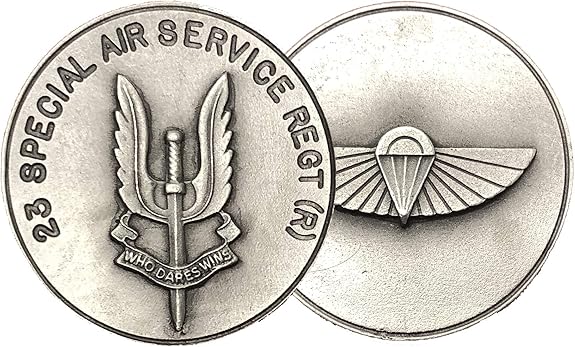 23 SAS Special Air Service Regiment Coin - Special Forces UK Hand Made ...
