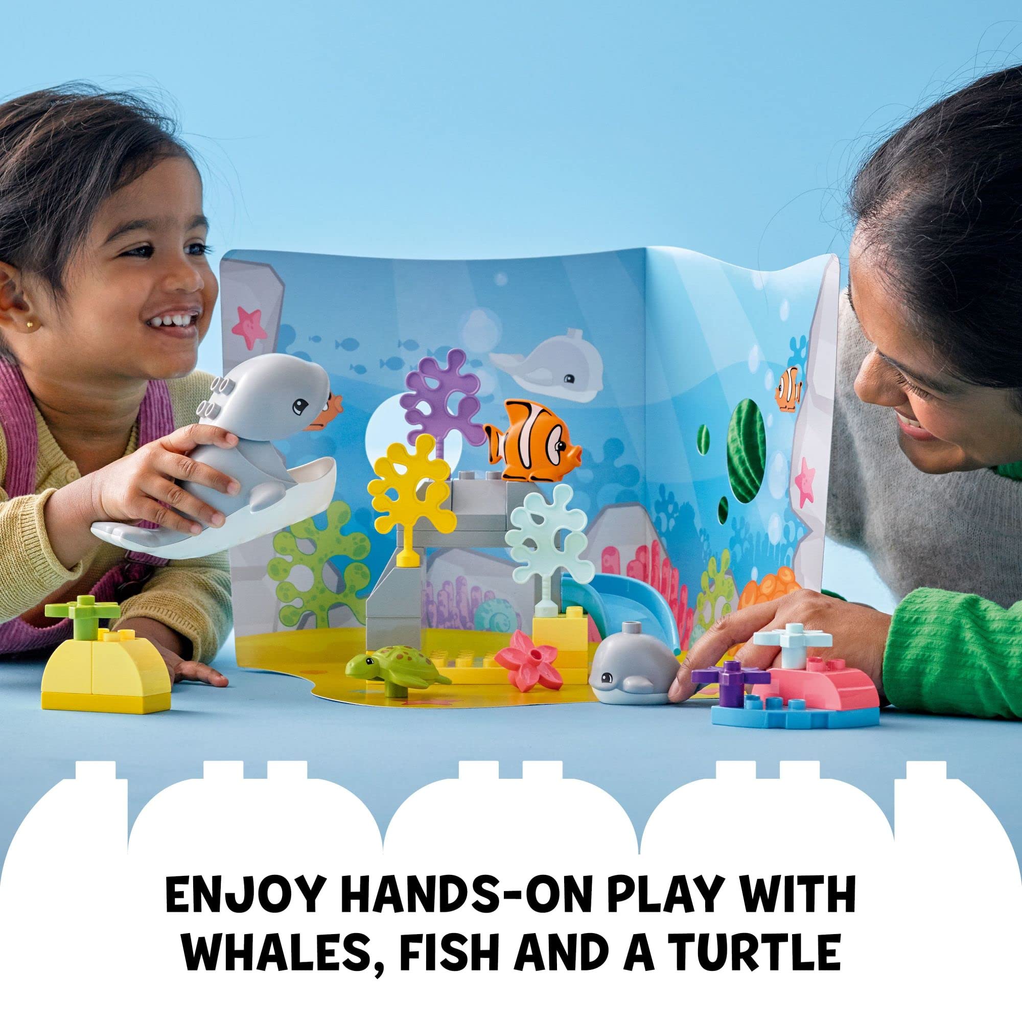 Mua LEGO DUPLO Wild Animals of The Ocean Set 10972, with Whale and ...