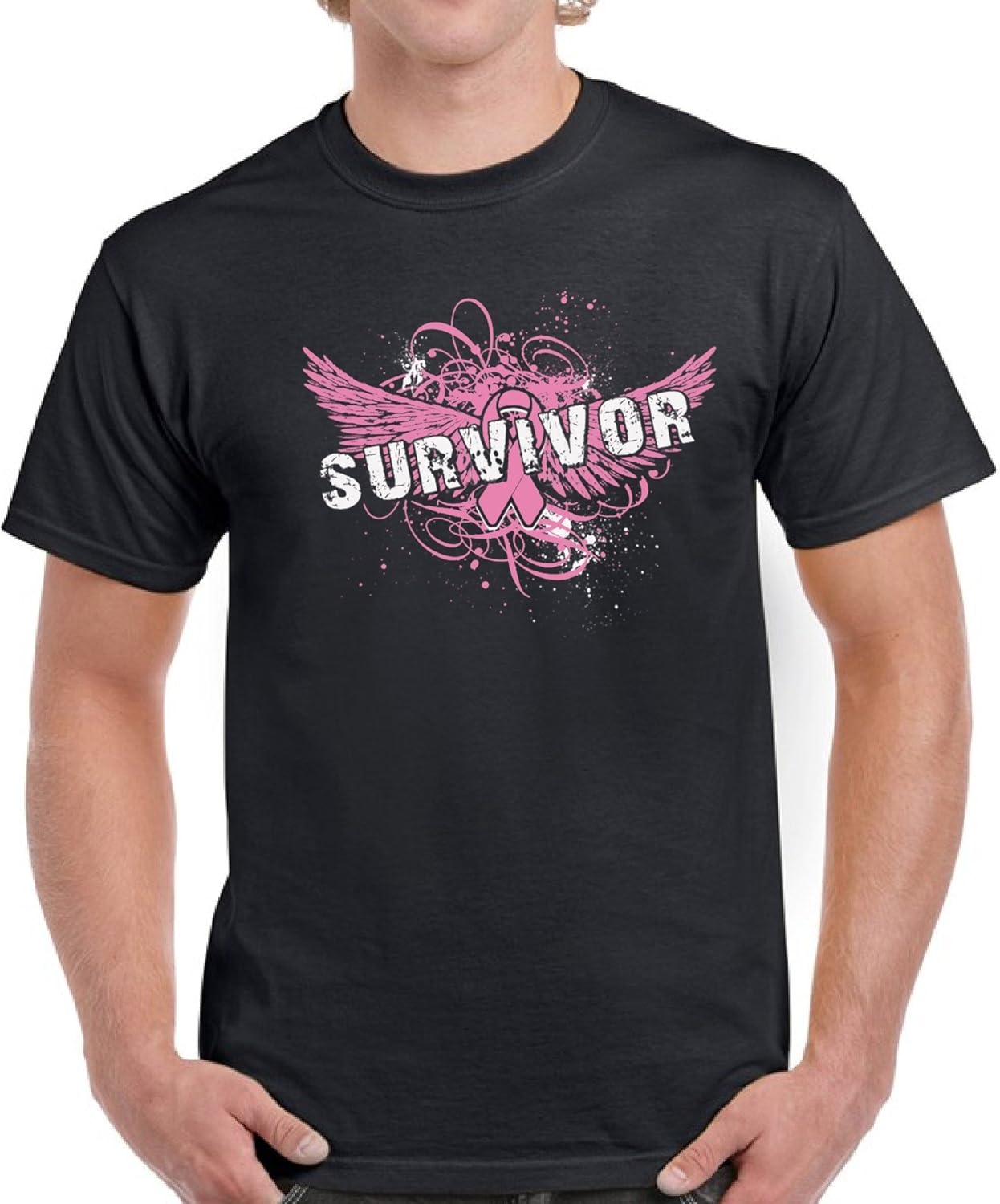 Amazon.com: Vizor Breast Cancer Survivor T-Shirt Breast Cancer ...