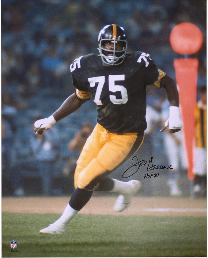 Joe Greene Pittsburgh Steelers Autographed 16" x 20" Running Photograph ...