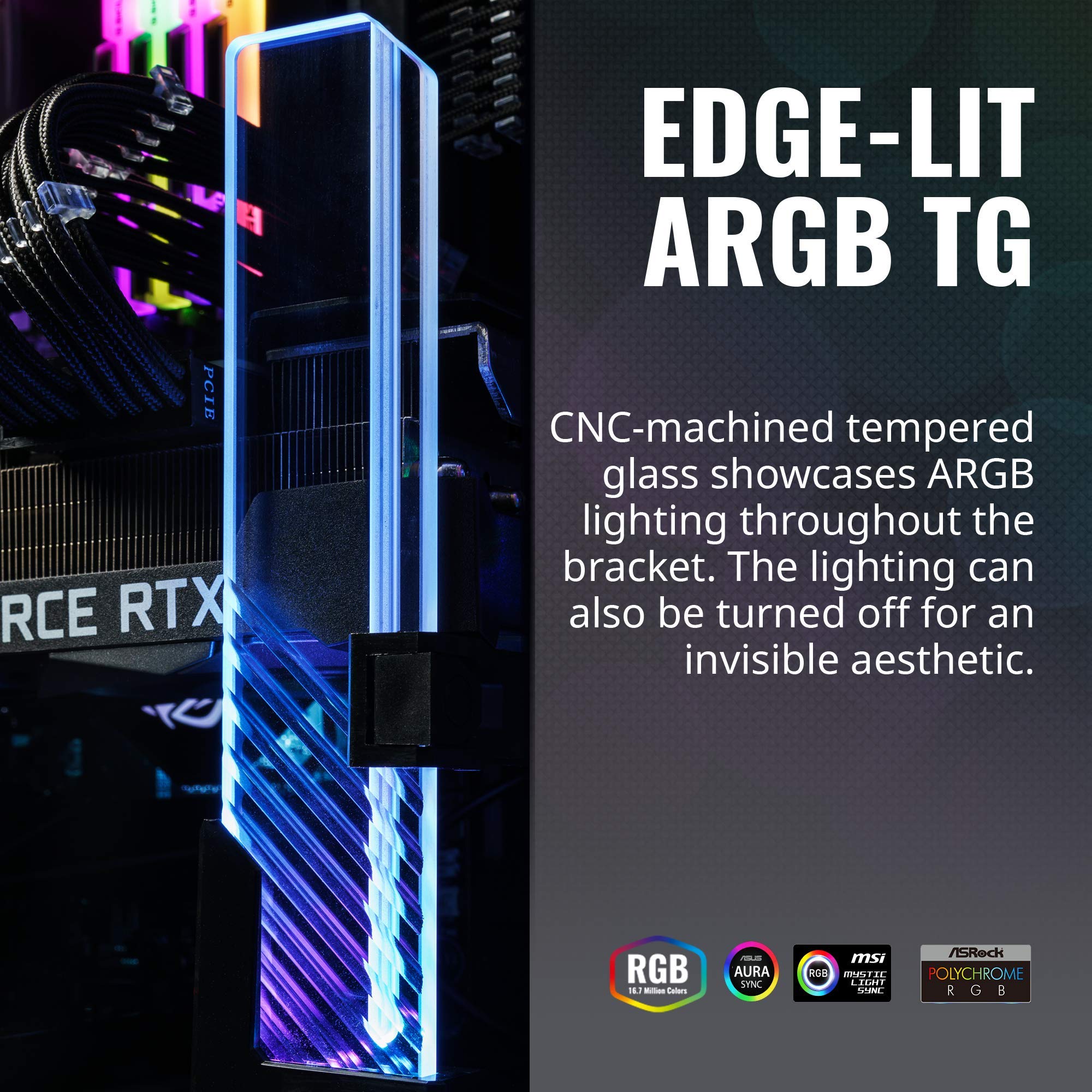 Mua Cooler Master MasterAccessory ARGB GPU Support Bracket, Edge-Lit ...