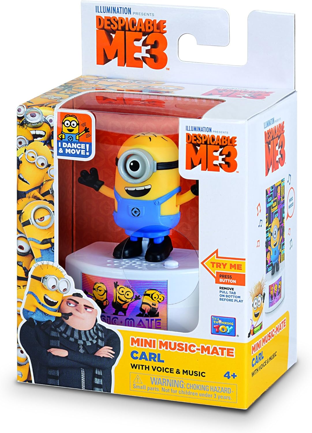 Despicable Me Music-Mate Minion Carl Toy Figure – BigaMart