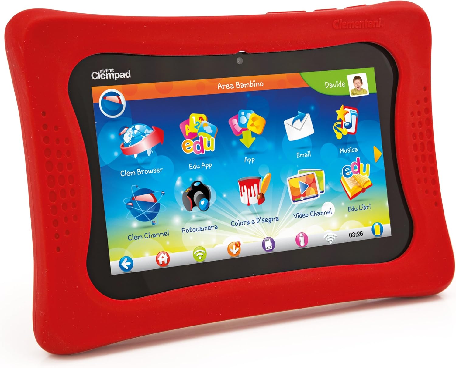 Clementoni 13674 - My First Clempad Plus Tablet 7, Educational for ...