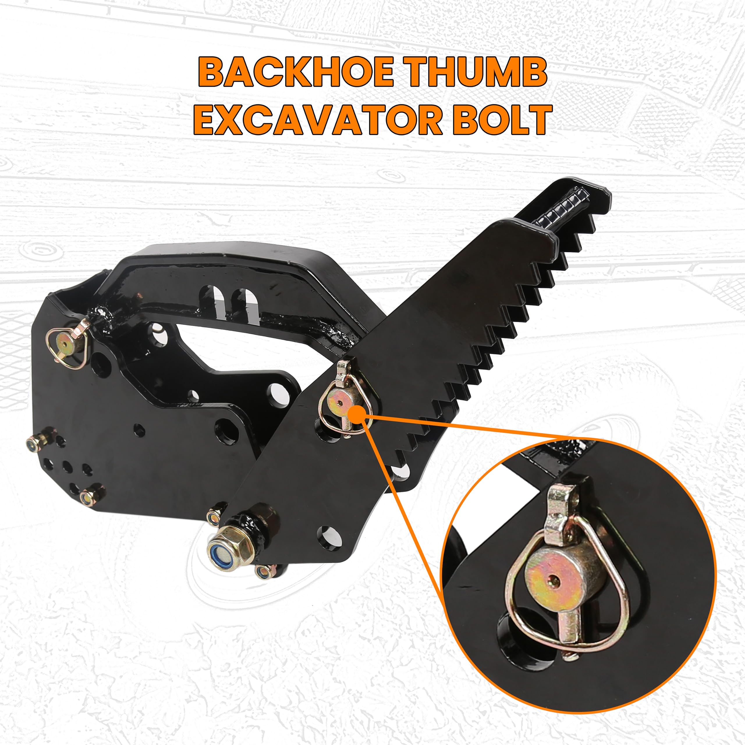 Mua Backhoe Thumb Excavator Bolt On Universal Claw Tractor Attachment ...