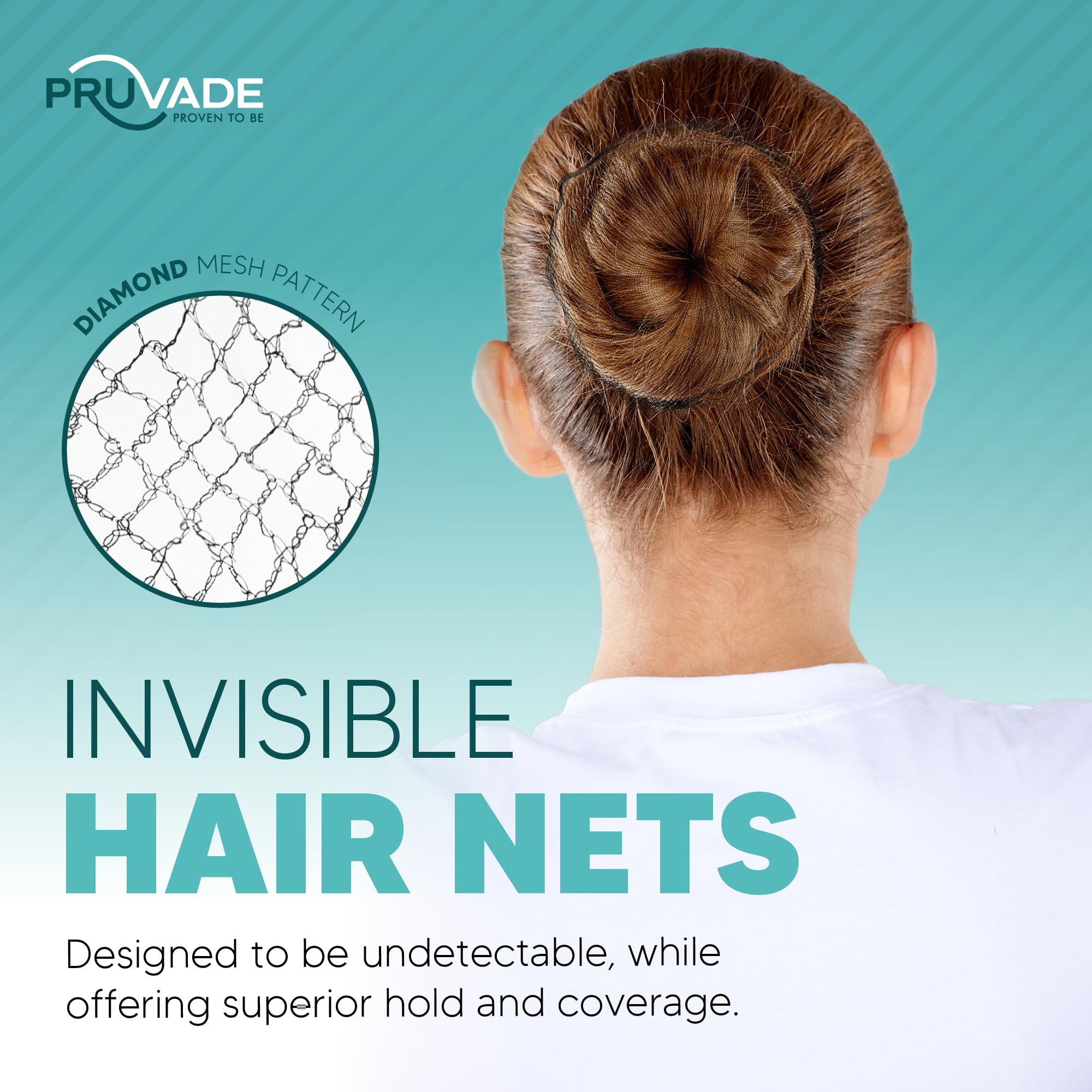 Mua Pruvade - Invisible Hair Nets for Women & Men | Pack of 100 ...