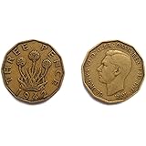 Coins for collectors - Circulated British 1945 Threepenny Bit / Three ...