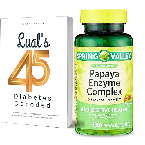 Spring Valley Papaya Enzymes Chewable 180 Count, Support Helps ...
