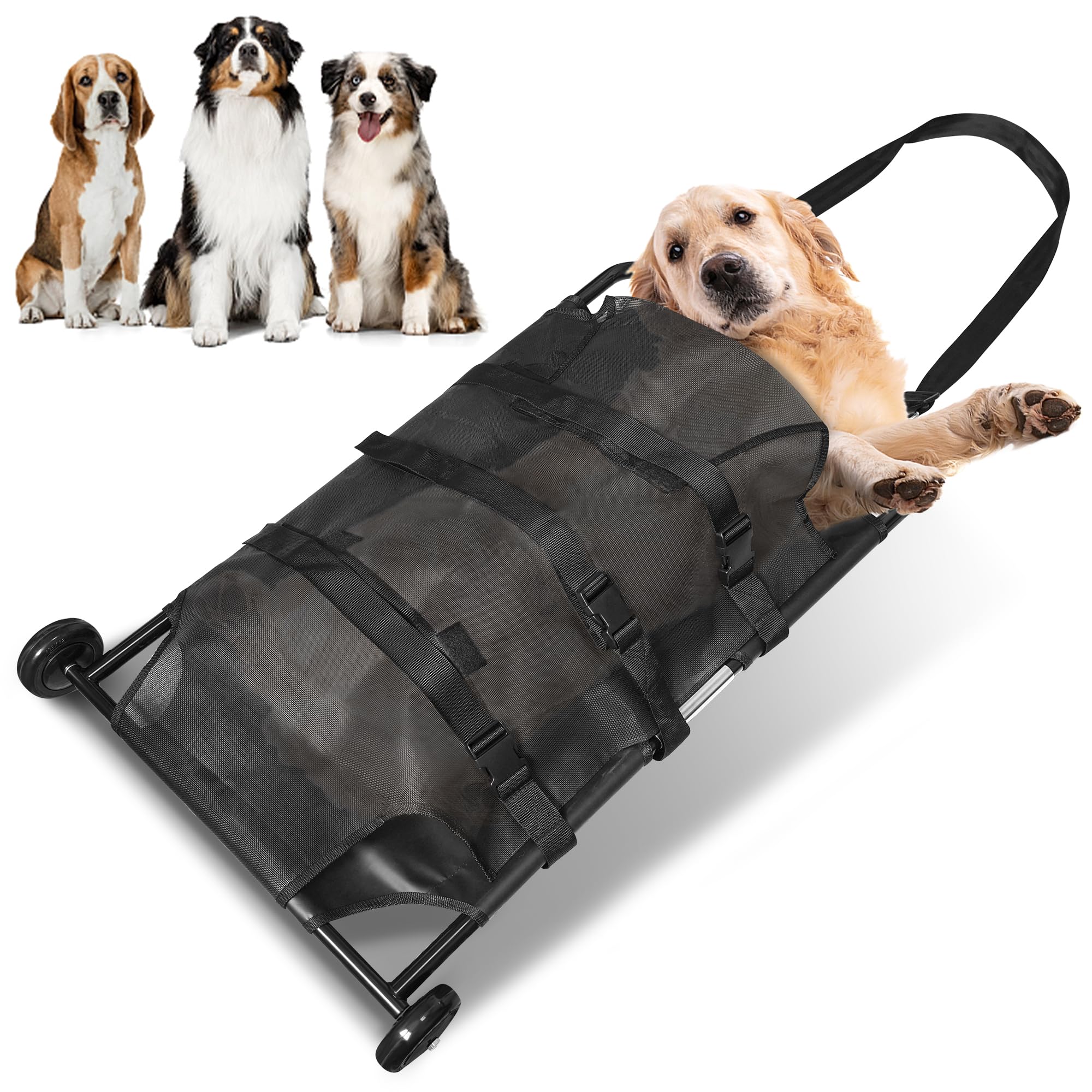 Pet Transport Stretcher Max Loading 250lbs Large Dog Stretcher with ...