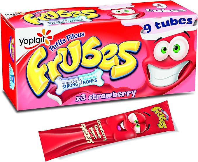 Frubes Strawberry Flavour Fromage Frais 9x40g: Amazon.co.uk: Grocery