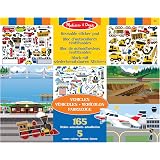 Melissa & Doug Reusable Sticker Pad: My Town - 200+ Stickers and 5 ...