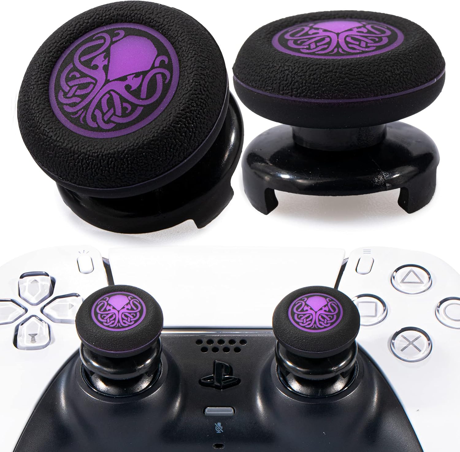 Playrealm FPS Thumbstick Extender & Printing Rubber Silicone Grip Cover ...