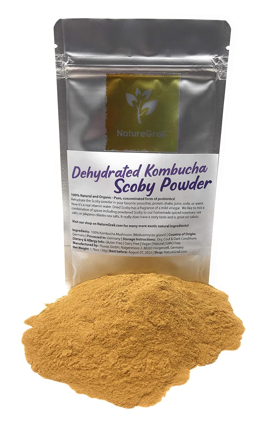 Amazon.com : Dehydrated Kombucha Scoby Powder - Pure, Concentrated Form ...