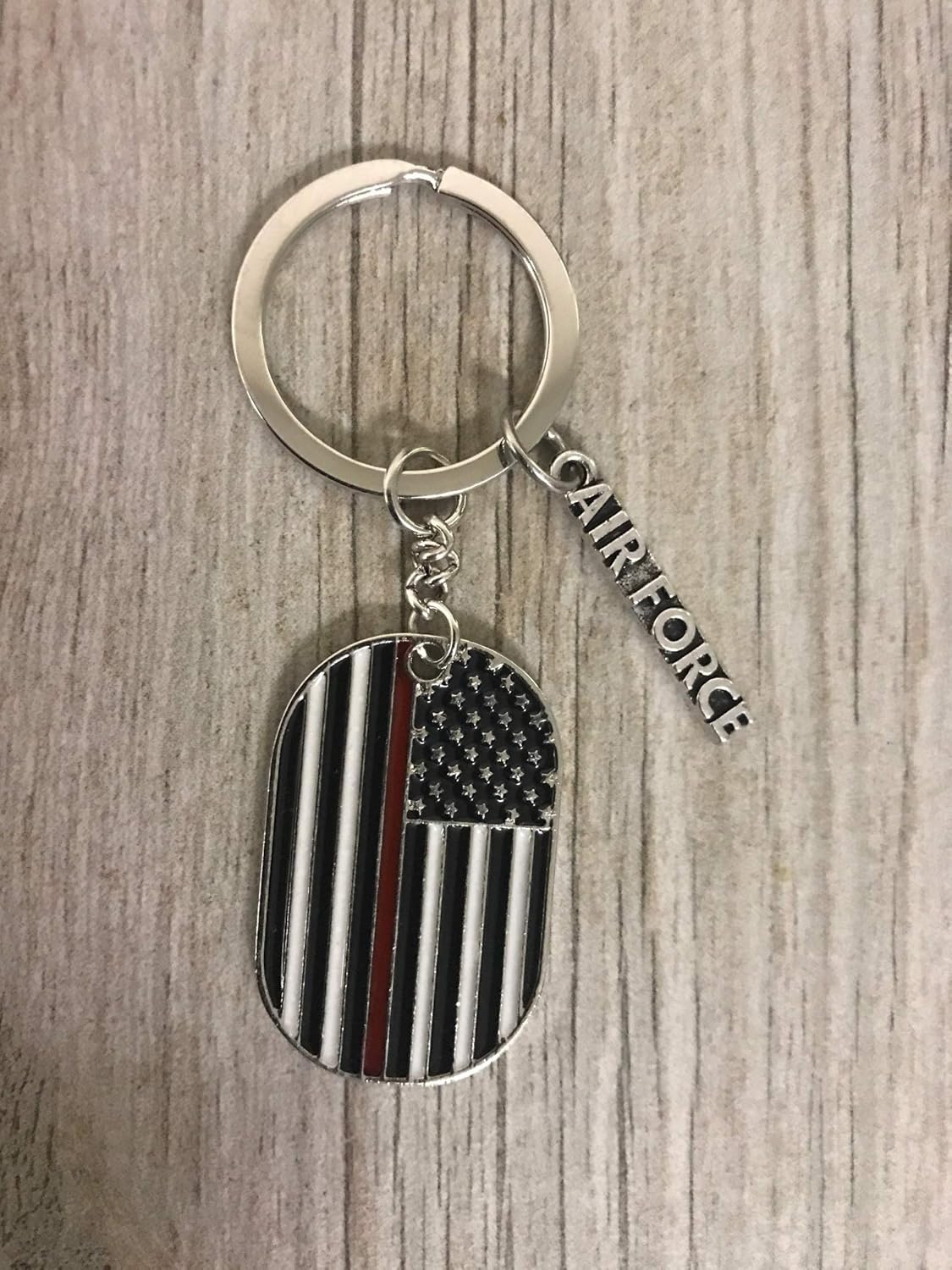 Amazon.com: US Air Force Keychain, Military Products,Air Force Charm ...