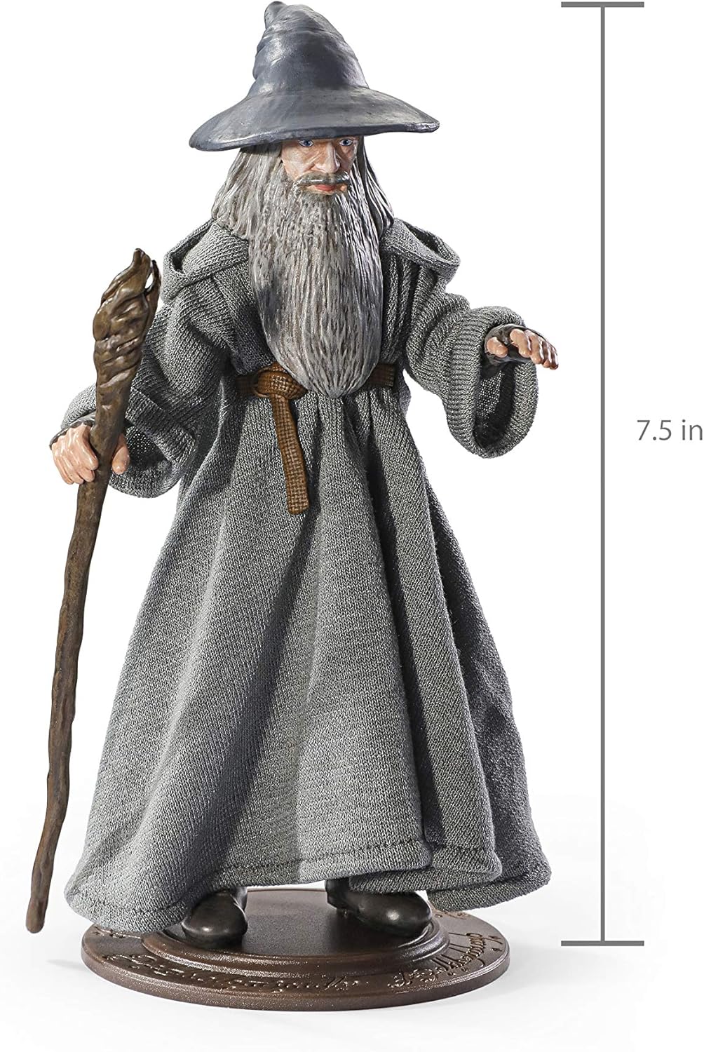 The Noble Collection Bendyfigs Gandalf Officially Licensed 19cm Lord Of ...