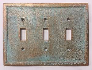 Triple Light Switch Cover (Aged Patina) - - Amazon.com