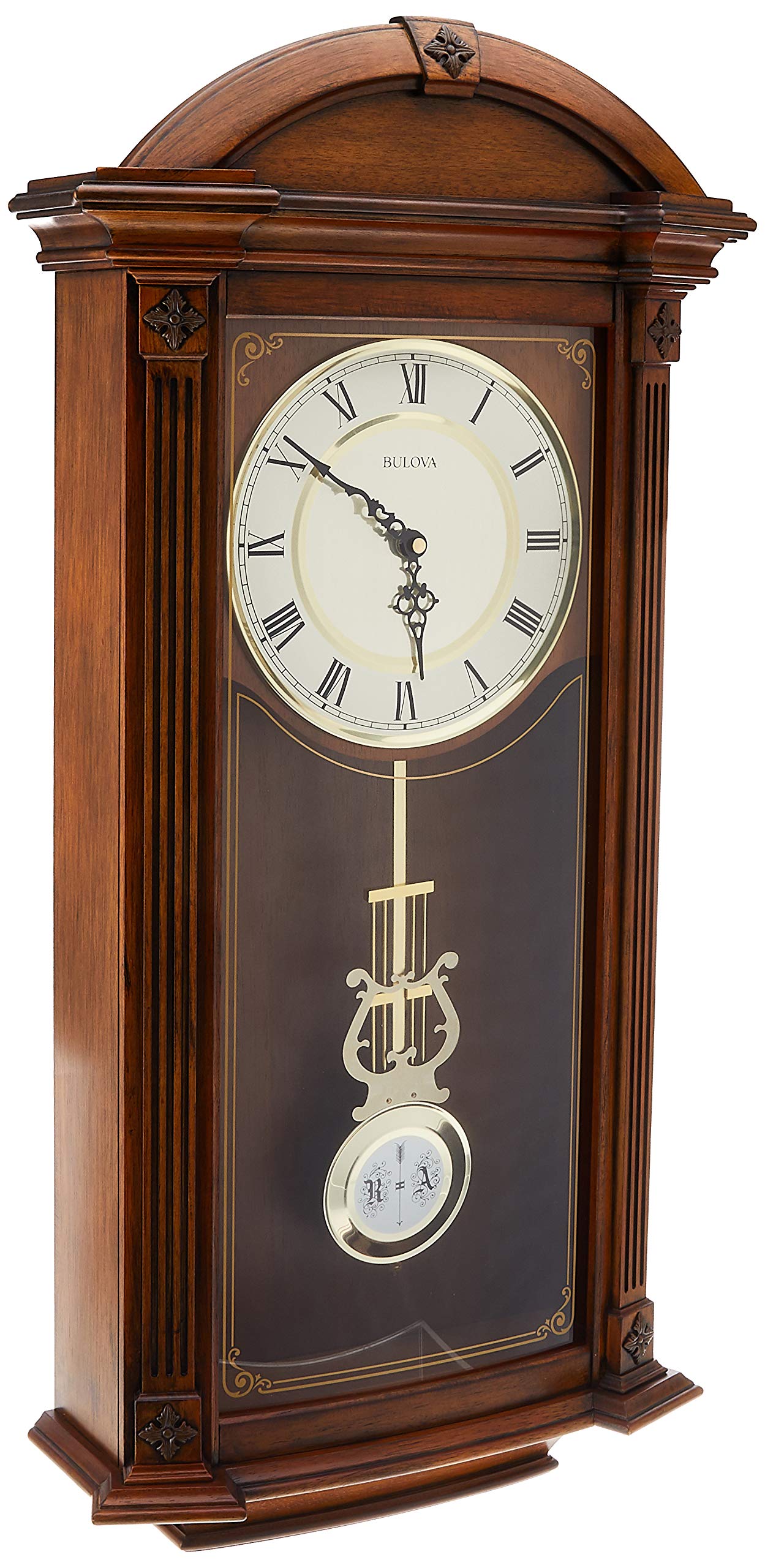 Mua Bulova C4331 Hartwick Chiming Clock, Walnut 29.75 x 14 x 5.5 trên ...