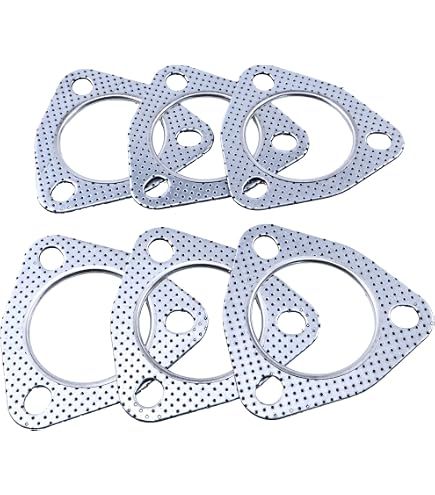 Exhaust Flange Gasket 3.5 Inch 3-Pack - High Temp Graphite For Headers ...