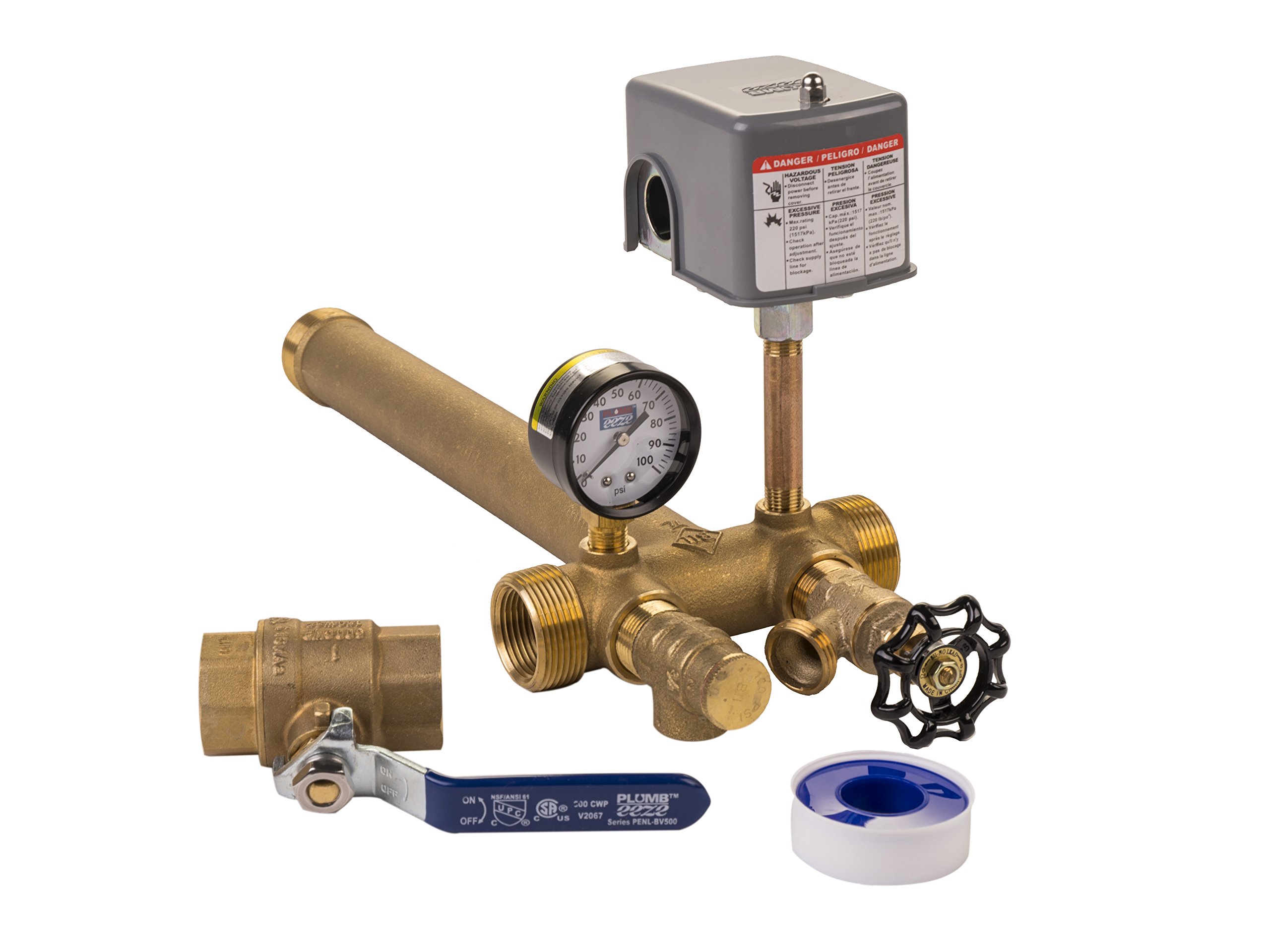 Mua Plumb eeze Pressure Tank Installation Kit with 1" Brass Union tank ...
