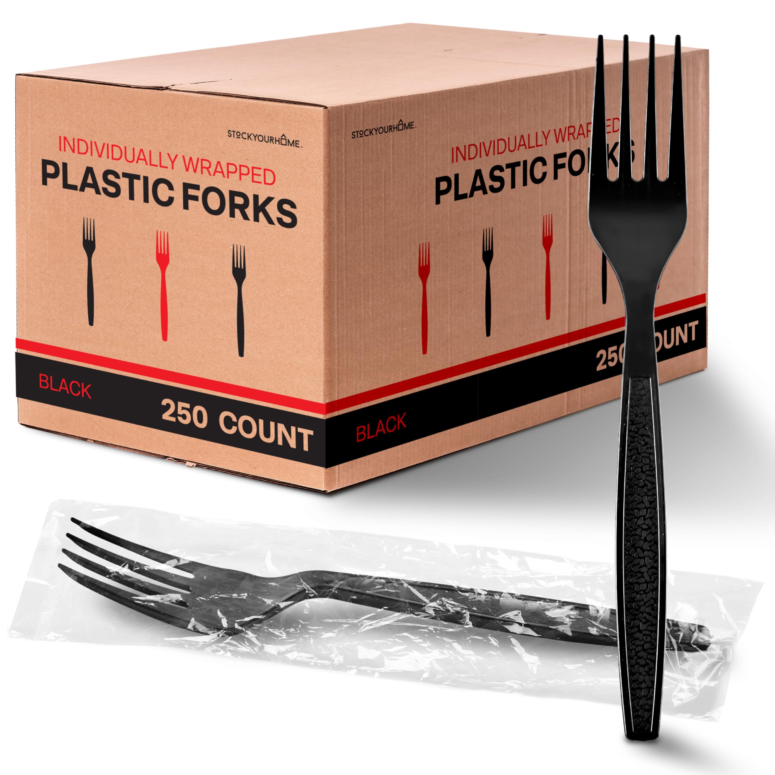 Mua Stock Your Home Individually Wrapped Forks, 250 Count Heavyweight ...