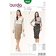 Amazon.com: Burda Ladies Easy Sewing Pencil Skirt Pattern 8155 Sizes 8 ...