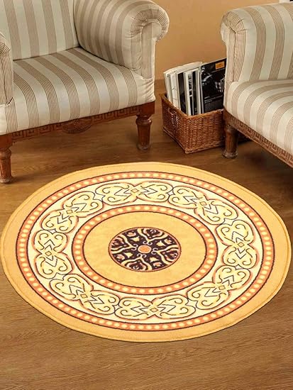 Buy Status Interieur Nylon Floor Round Carpet Mats for Living Room ...