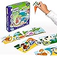 Amazon.com: Toddler farm animals barn set board games, speech therapy ...
