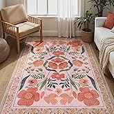 Amazon.com: Boraya Area Rugs for Living Room: 6x9 Washable Boho Rug for ...