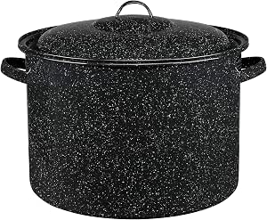 Amazon.com: Granite Ware Enamel on Steel 21-Quart Stock Pot with lid ...