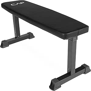 CAP Barbell Flat Weight Bench, Black, Standard Weight Benches - Amazon ...