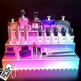 Amazon.com: 12 IN Clear Acrylic Display Riser Shelf with LED light,3 ...