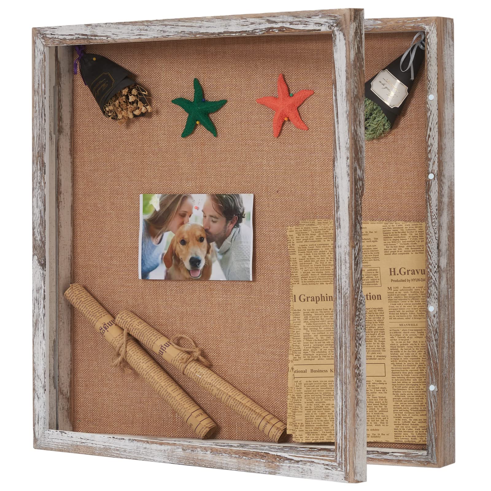 Square Shadow Box 20x20, Extra Large Shadow Boxes Display Cases with ...