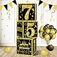 Amazon.com: Eiurteao 3pcs 75th Birthday Decorations Boxes for Men Women ...